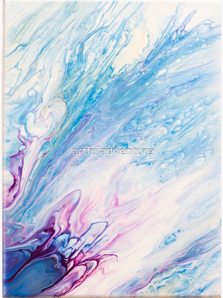 "Frozen Fire Abstract Art" Poster for Sale by artfuladventure | Redbubble