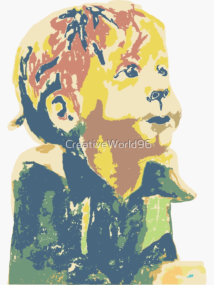 "Little boy" Sticker by CreativeWorld96 | Redbubble
