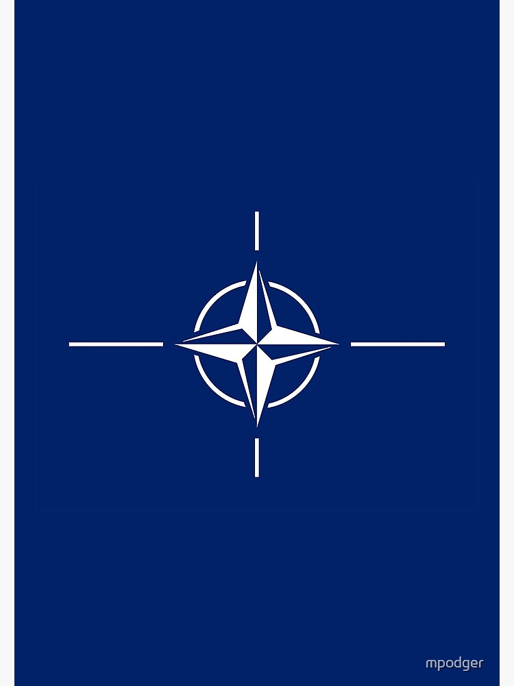 "Nato Flag Stickers, Gifts and Products" Spiral Notebook for Sale by ...