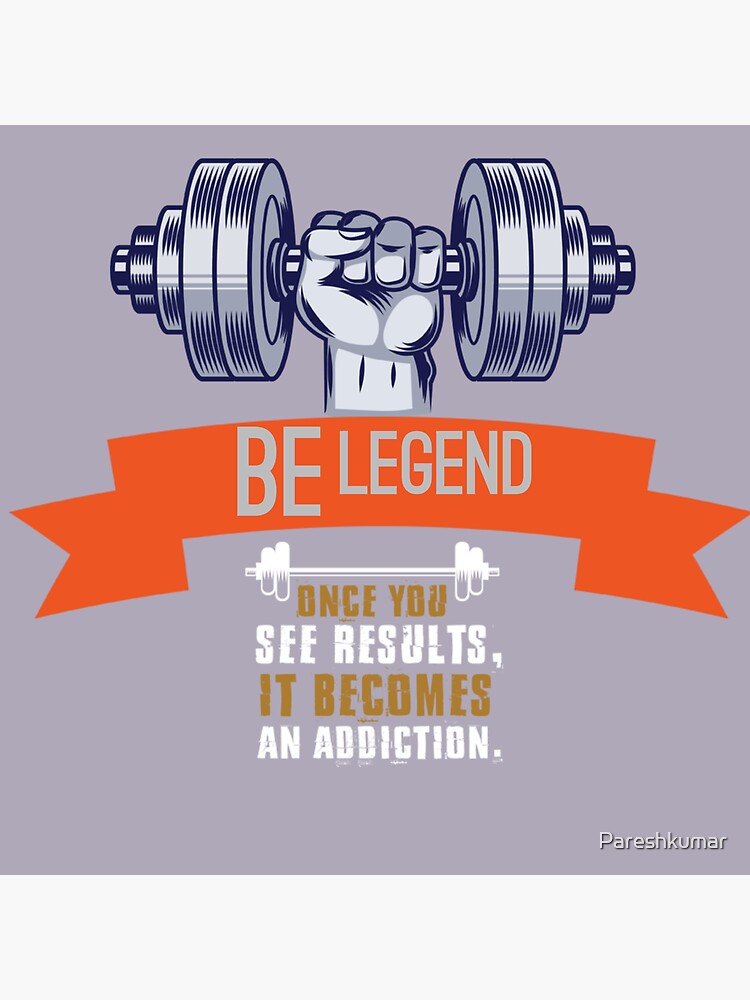 "Zym freak poster" Sticker for Sale by Pareshkumar | Redbubble