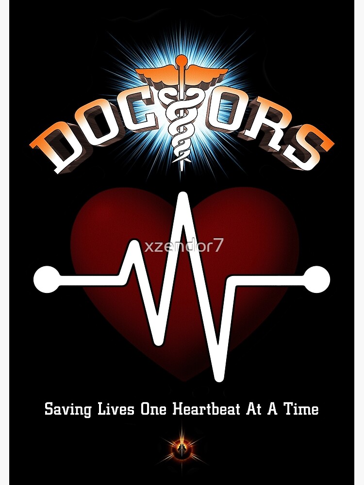 "Doctors Saving Lives Graphic Design" Poster by xzendor7 | Redbubble
