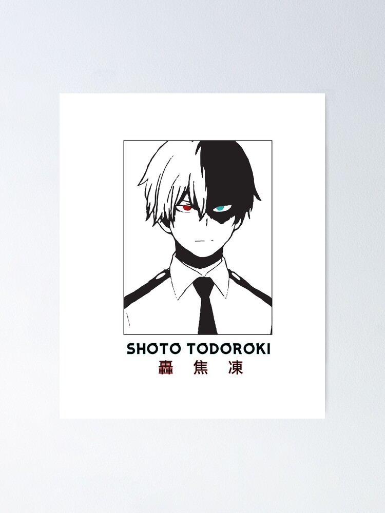 Poster « SHOTO TODOROKI - My Hero Academia », par CatenguDesign | Redbubble