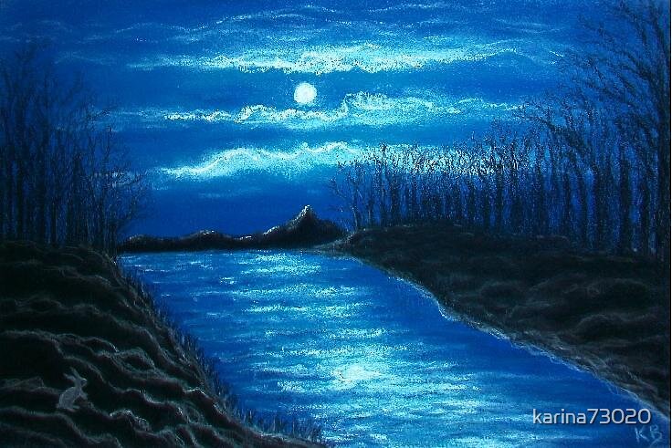 "Moon river.." by karina73020 | Redbubble