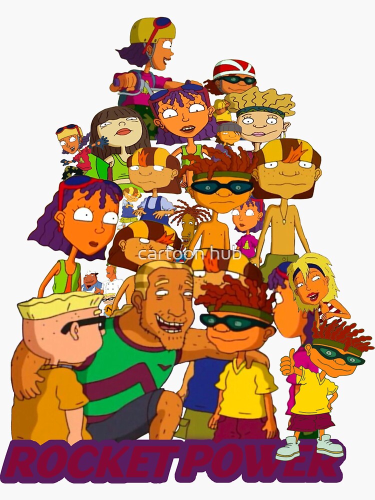 "rocket power" Sticker by thebeatgoStupid | Redbubble