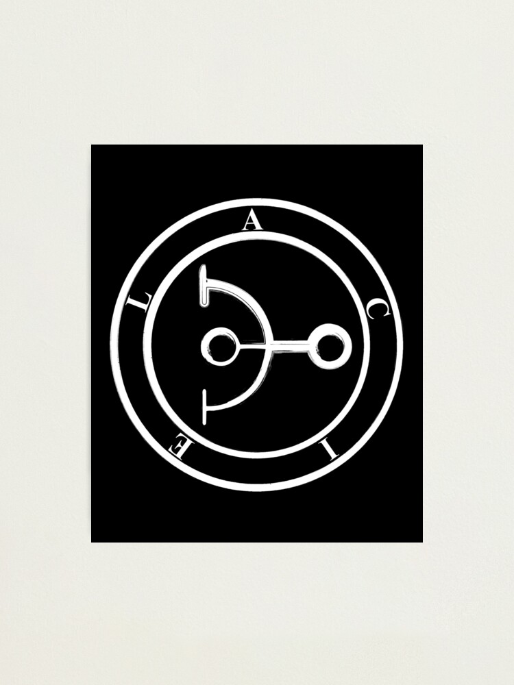 "Aciel The God Burne Summoning Demon Sigil " Photographic Print by ...