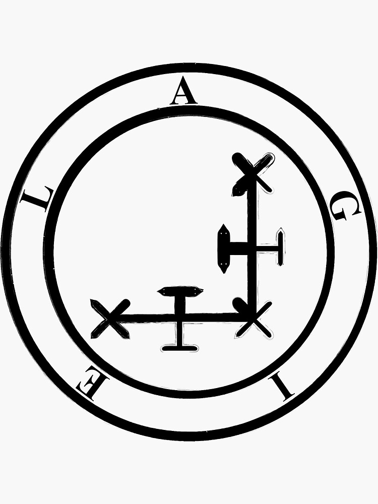 "Agiel Lord of Calamity Summoning Demon Sigil " Sticker for Sale by ...