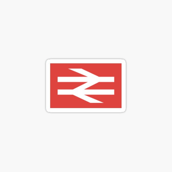 "British Rail Double Arrows" Sticker for Sale by TheTrainGuy19YT ...
