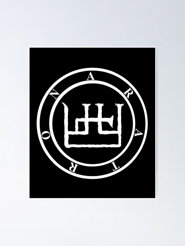 "Aratron Demon of Sorrow Summoning Sigil" Poster for Sale by signsandsymbols | Redbubble