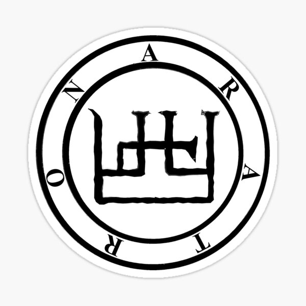 Pegatina «Aratron Demon of Sorrow Sigil Invocador» de signsandsymbols ...