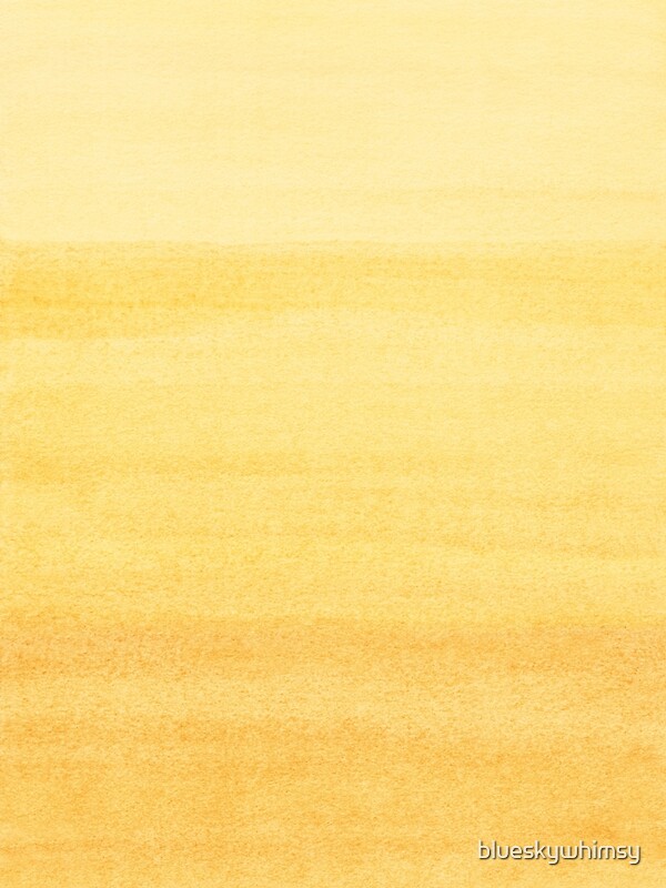 "Yellow Ombre Watercolor Pattern" by blueskywhimsy | Redbubble