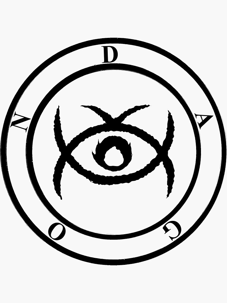 "Dagon The Great Fish Demon Summoning Sigil" Sticker for Sale by ...