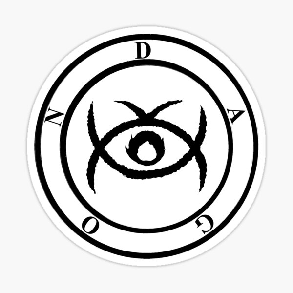"Dagon The Great Fish Demon Summoning Sigil" Sticker for Sale by ...
