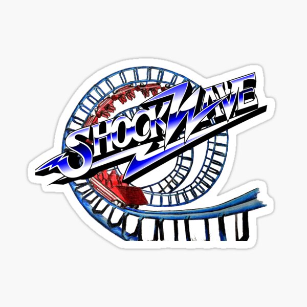 "Shockwave Design Drawing" Sticker for Sale by DUSTIN Y | Redbubble