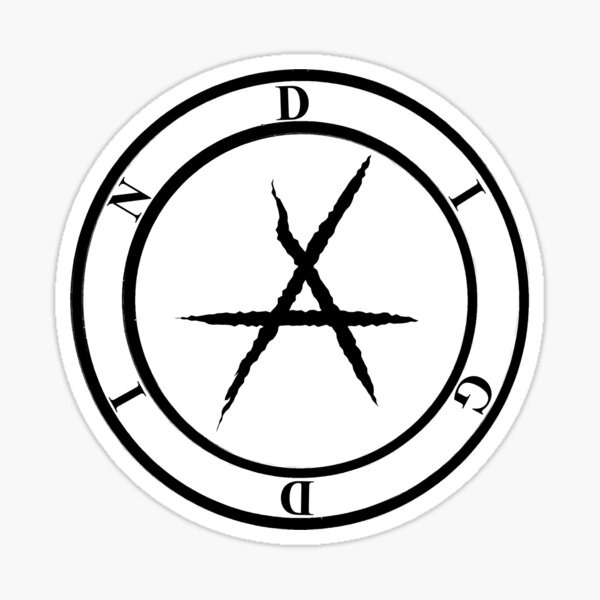 "Digdin The Disordered Demon Summoning Sigil" Sticker for Sale by ...