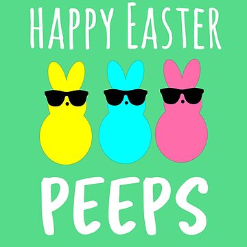 "Happy Easter Peeps! Funny Easter Peeps Design" Art Board Print for ...