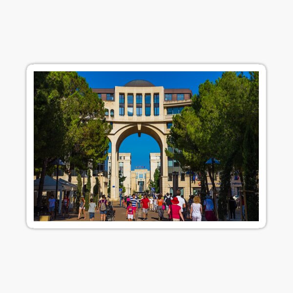 "France. Montpellier. Modern Architecture." Sticker for Sale by vadim19 ...