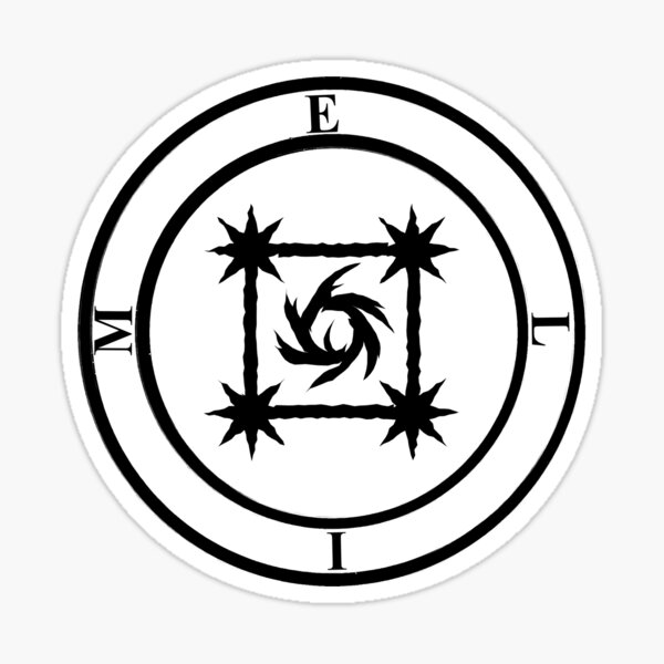 "Elim Lord Of Attrition Demon Summoning Sigil" Sticker for Sale by ...