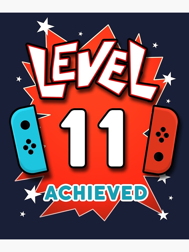 "11th Birthday Gift For Gamer Kid Boy Girl Video Games Level 11 ...