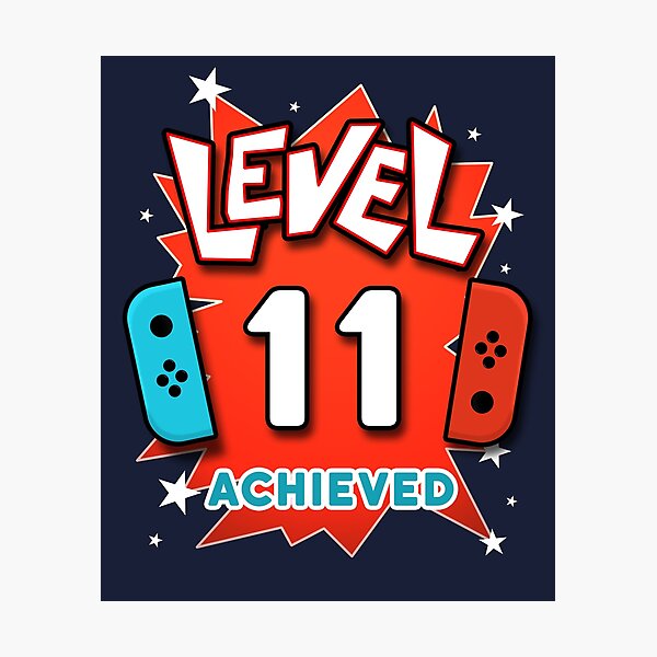 "11th Birthday Gift For Gamer Kid Boy Girl Video Games Level 11 ...