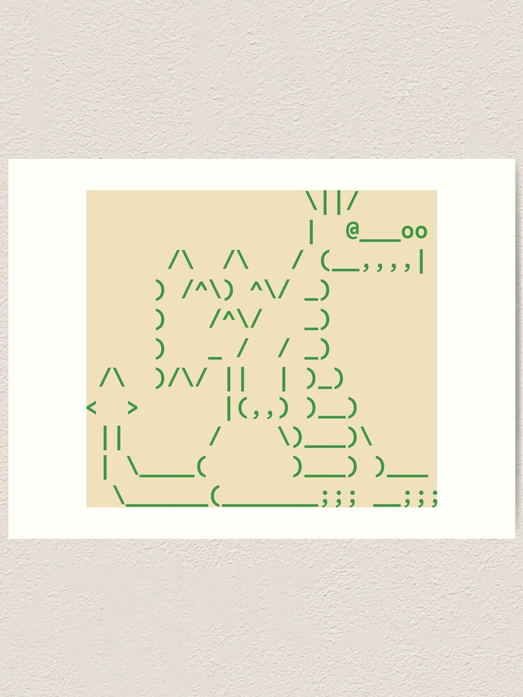 Dragón De Arte Ascii Simple