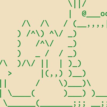 Dragón De Arte Ascii Simple