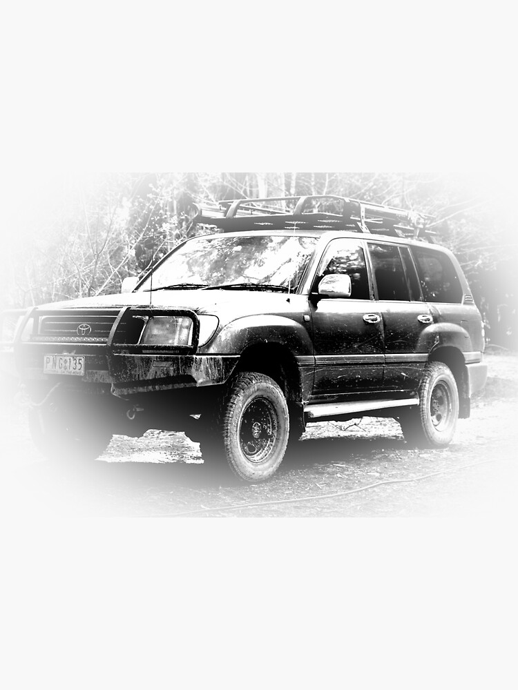 "100 Series Toyota Landcruiser " Sticker for Sale by vbonacci | Redbubble