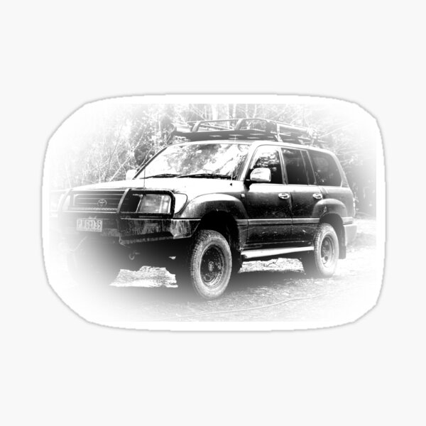 "100 Series Toyota Landcruiser " Sticker for Sale by vbonacci | Redbubble