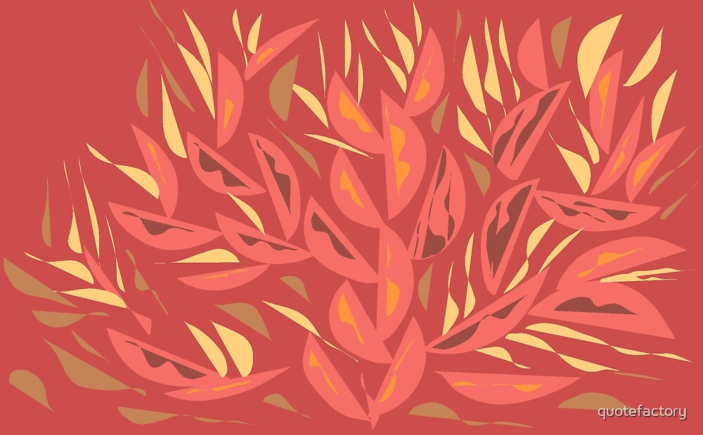 "fire plant" by quotefactory | Redbubble