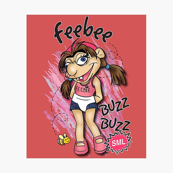 "Feebee Jeffy's Sister - SML Funny Design" Photographic Print for Sale ...