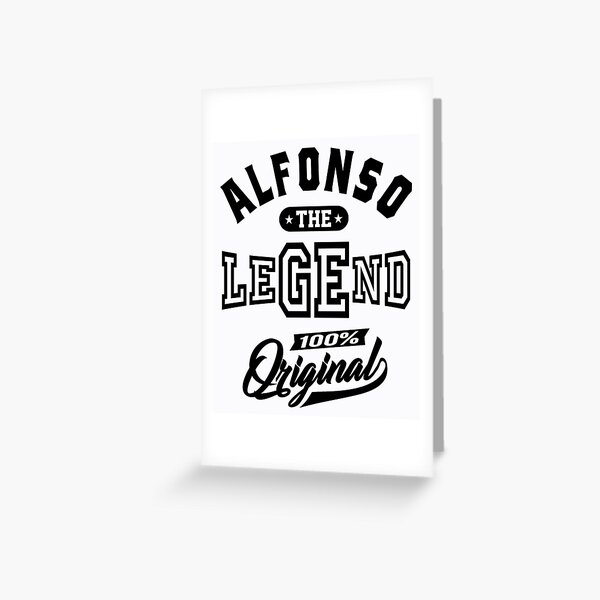 Tarjetas de felicitación «Alfonso nombre personalizado regalo de ...