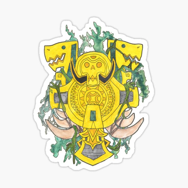"The Golden Troll" Sticker for Sale by Arthur Schmidt | Redbubble