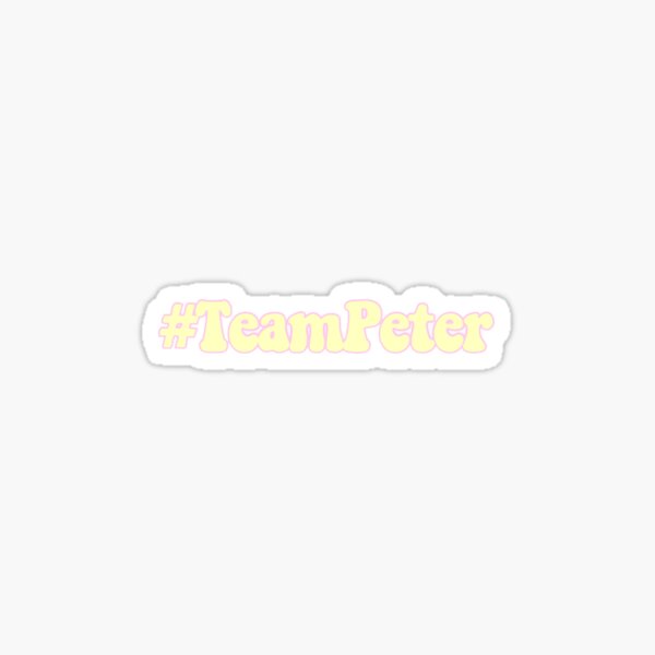 Team Peter’ Peter Kavinsky TALTBILB2 " Sticker for Sale by ...
