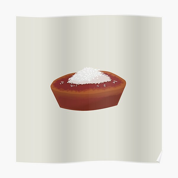 "Pinoy Favorites: Kutsinta" Poster for Sale by dnielle-river | Redbubble