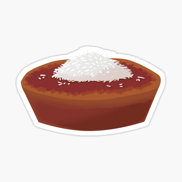 "Pinoy Favorites: Kutsinta" Sticker for Sale by dnielle-river | Redbubble