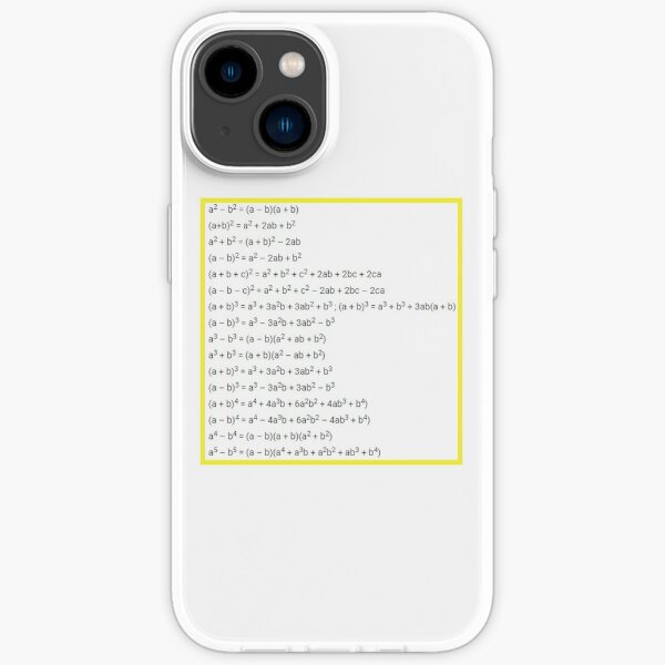 "Algebra Formula Cheat Sheet" iPhone Case for Sale by Jwebbey | Redbubble