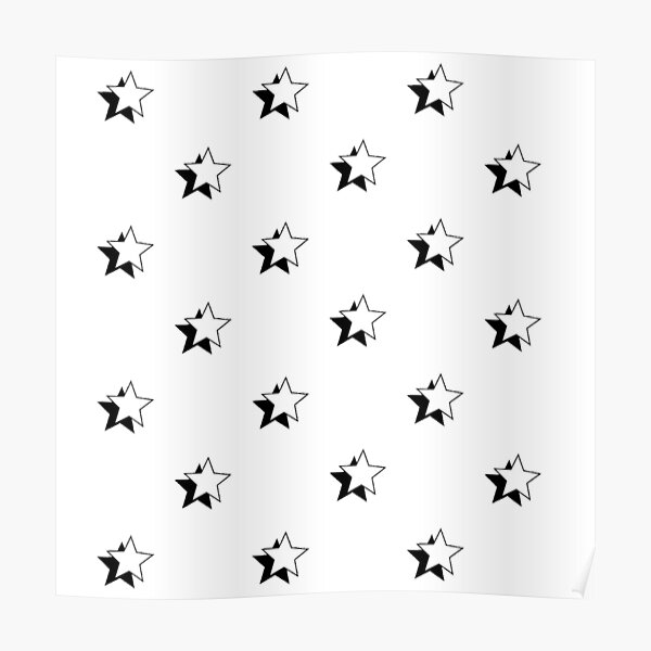 "VSCO Star Sticker Pack" Poster for Sale by HWinchester | Redbubble