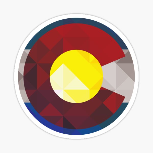 "Colorado Flag C" Sticker by jakemartin | Redbubble