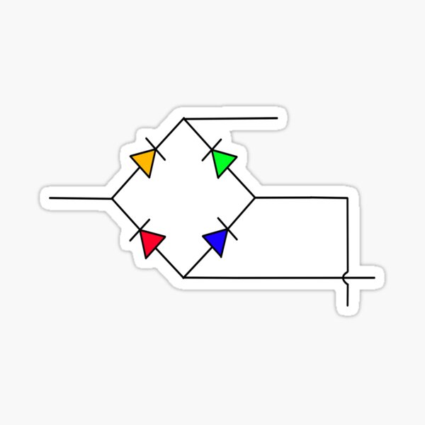 "diode bridge for electronical engineers" Sticker for Sale by Santyym ...