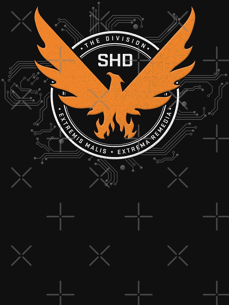 "SHD Division Tech" T-shirt for Sale by dystopia1980 | Redbubble ...