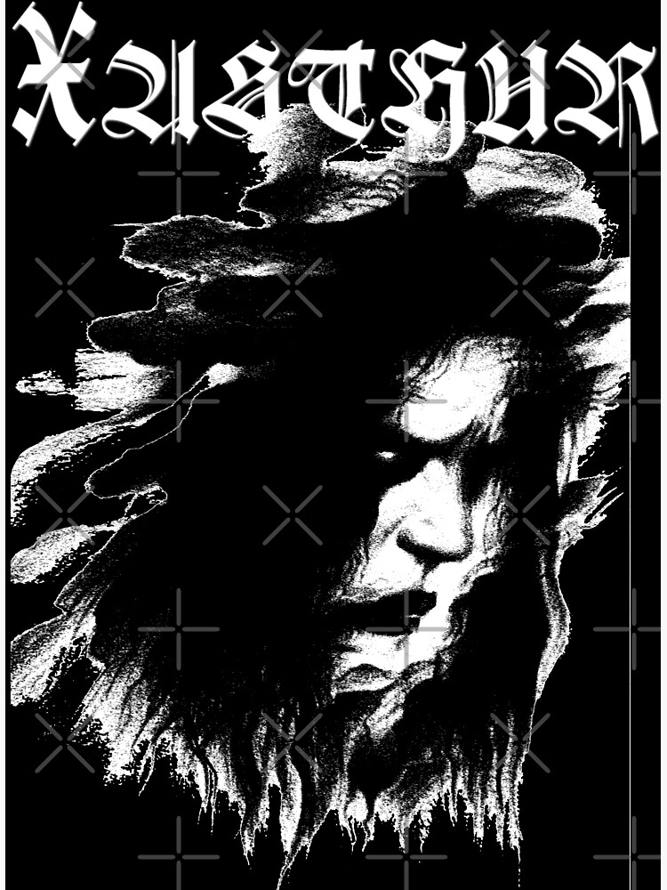 "Xasthur Face Text Logo" Poster by SN1P3R | Redbubble