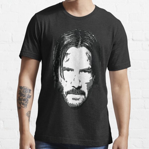 "face of Keanu Reeves" T-shirt for Sale by ElyVan | Redbubble | keanu ...