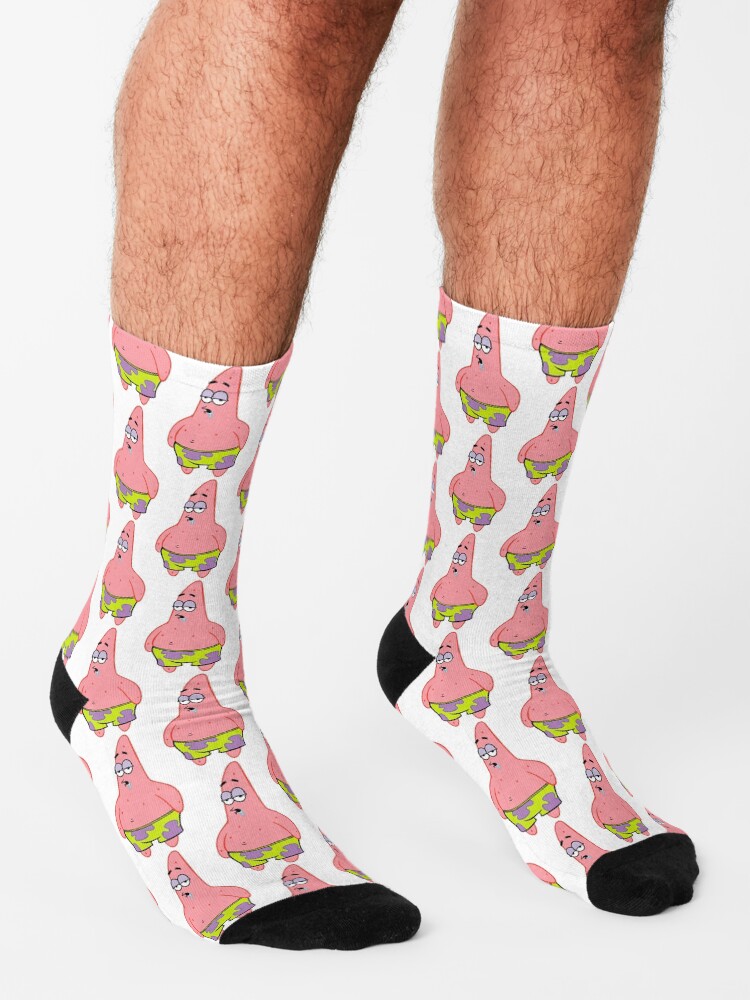 "patrick star drooling meme" Socks by bellaefaw | Redbubble