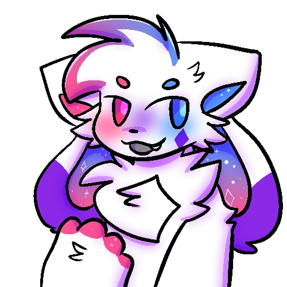 "kittydog crystal chilling" by kittydogcrystal | Redbubble