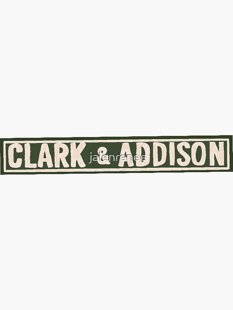 "Clark and Addison Street" Sticker for Sale by jalenrenee | Redbubble