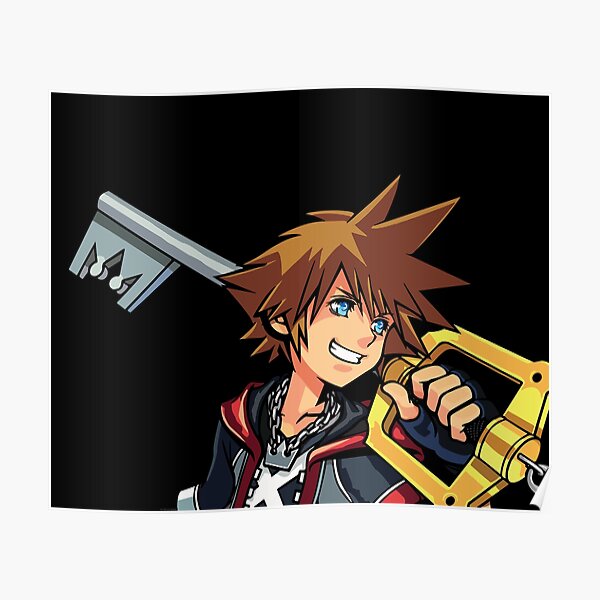 "Kingdom Hearts - Sora" Poster for Sale by Modern-Artsmith | Redbubble