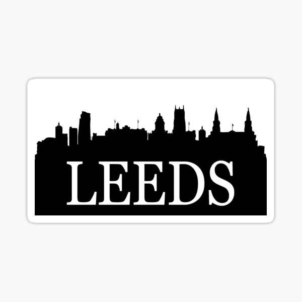 "Leeds Skyline" Sticker by welton1 | Redbubble