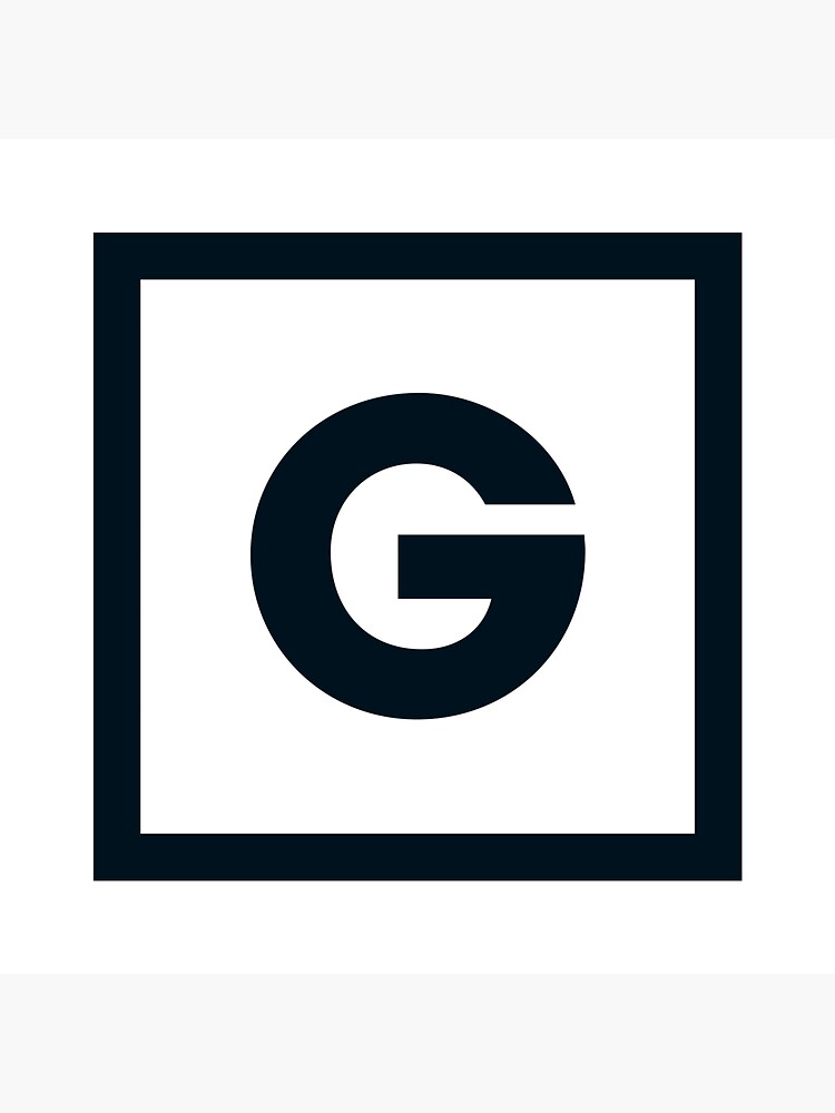 "Alphabet "G"" Sticker for Sale by Hell-Prints | Redbubble