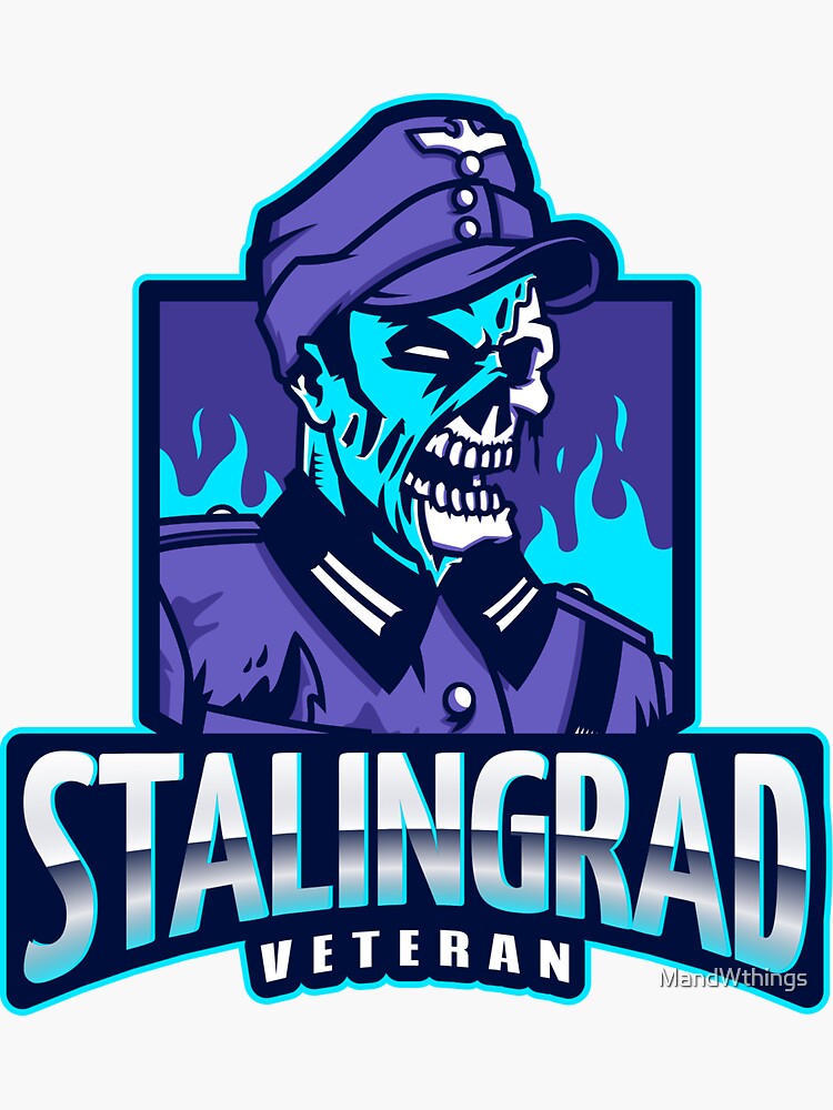 "Stalingrad Veteran" Sticker for Sale by MandWthings | Redbubble
