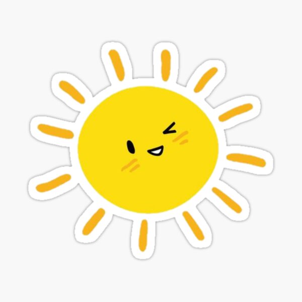 "Sunny Wink" Sticker for Sale by PYXY | Redbubble