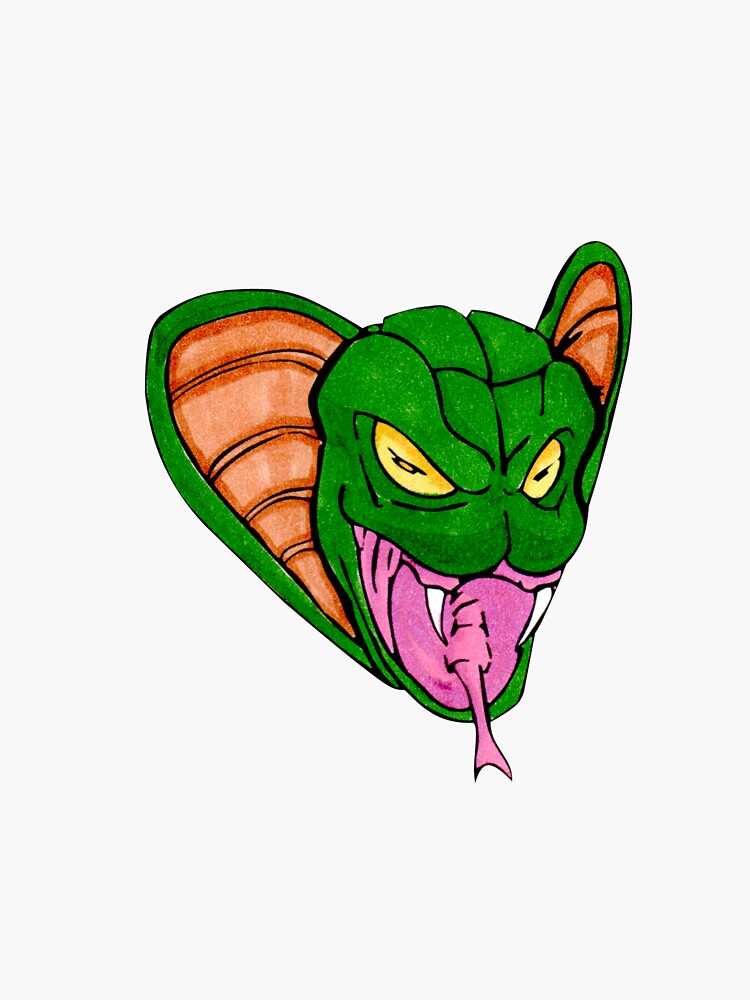 "Cobra Head" Sticker for Sale by lordmylar | Redbubble